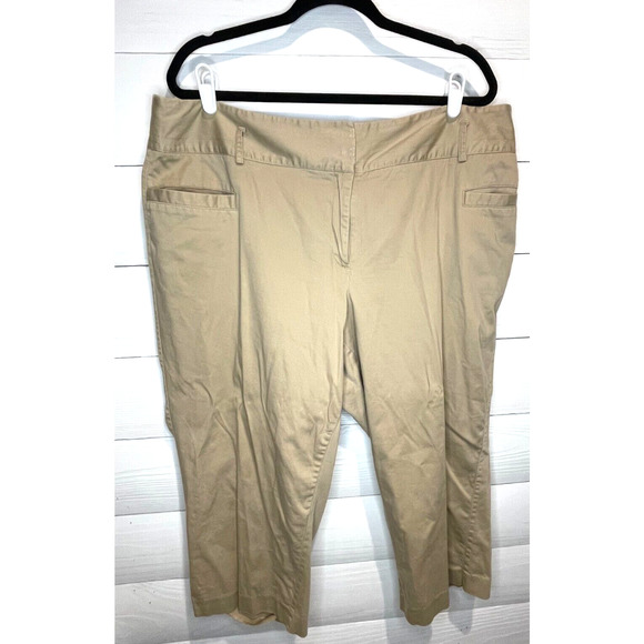 Lane Bryant | Pants & Jumpsuits | Lane Bryant Capri Womens 2 Khaki Tan ...